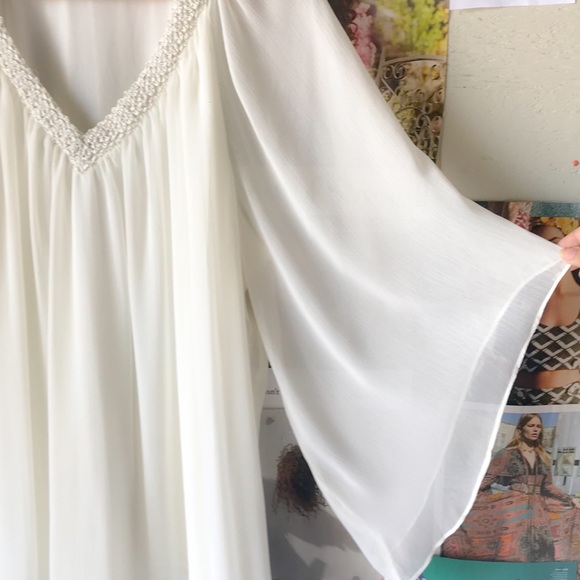 Rose & Olive | Tops | Rose Olive Sheer Blouse | Poshmark